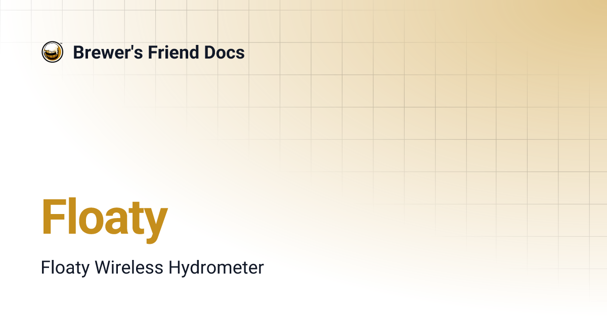 Floaty | Brewer's Friend Docs